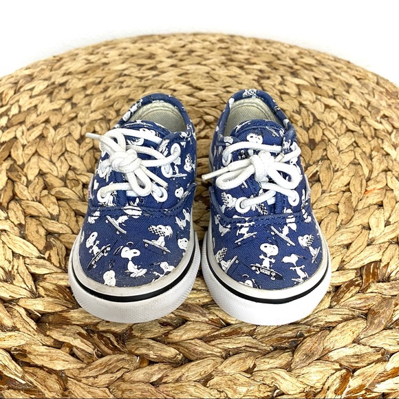 Vans | Shoes | Vans Era Charlie Brown Peanuts Snoopy Blue 4c | Poshmark